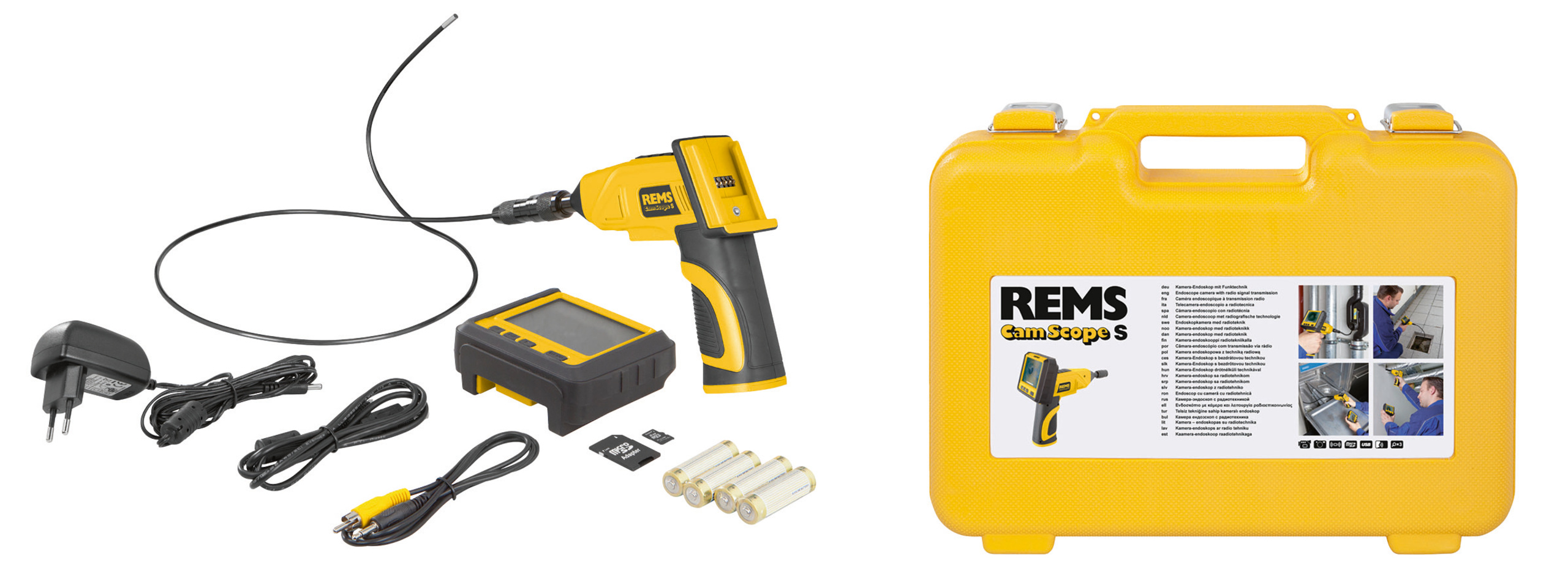 REMS CamScope - Kamera-Endoskop mit Funktechnik