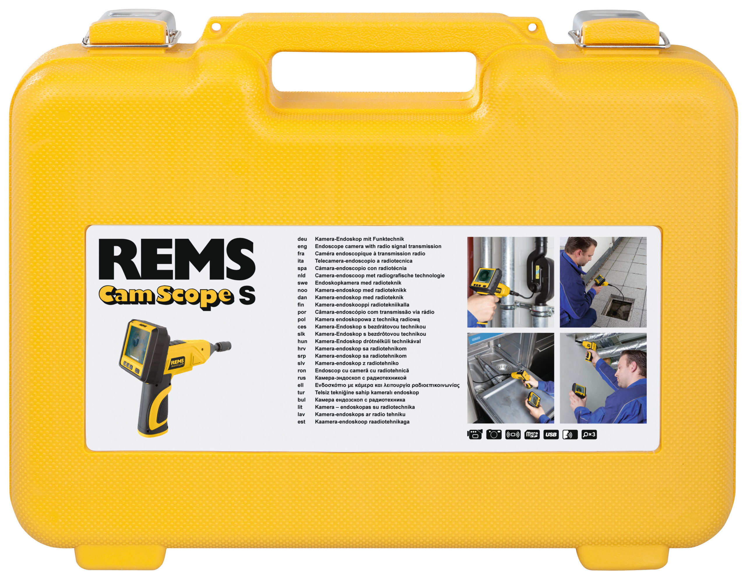 REMS CamScope - Endoscope camera with radio signal transmission